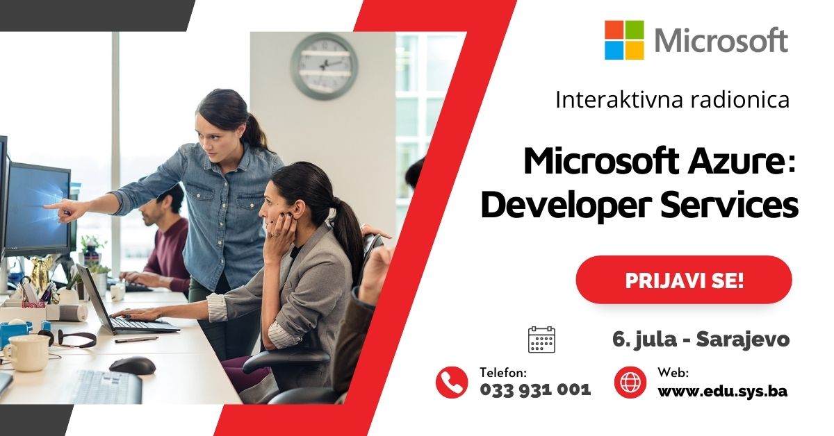 Radionica: Microsoft Azure: Developer Services - Microsoft