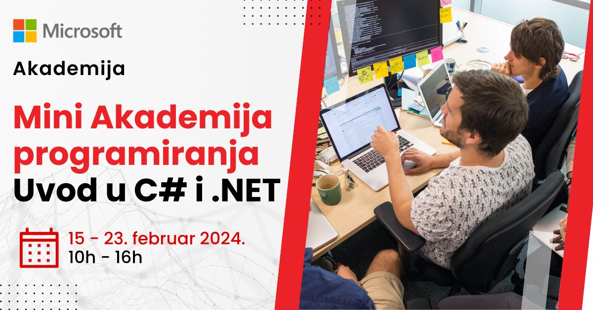 Mini Akademija programiranja - Uvod u C# i .NET