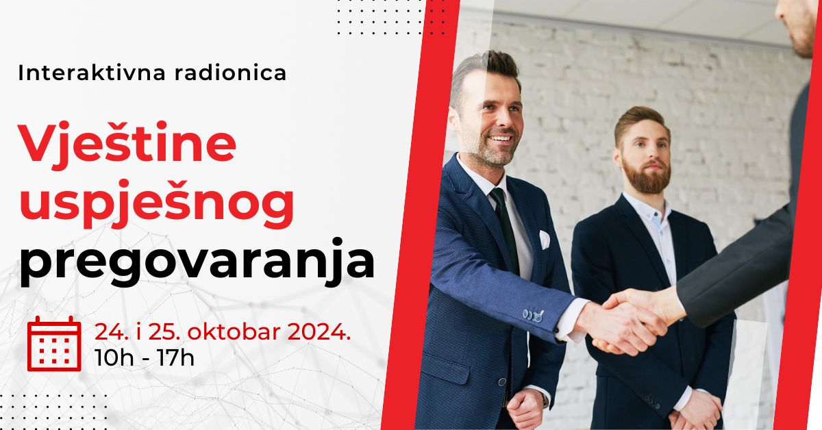Radionica: Vještine uspješnog pregovaranja